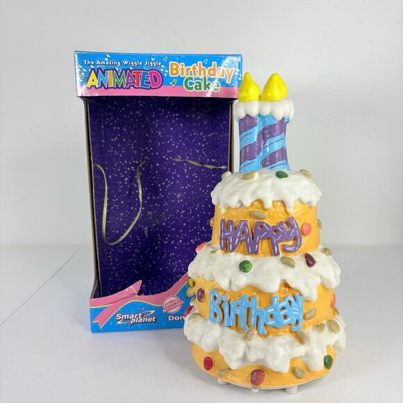 Smart Planet | Toys | The Amazing Wiggle Jiggle Animated Birthday Cake ...